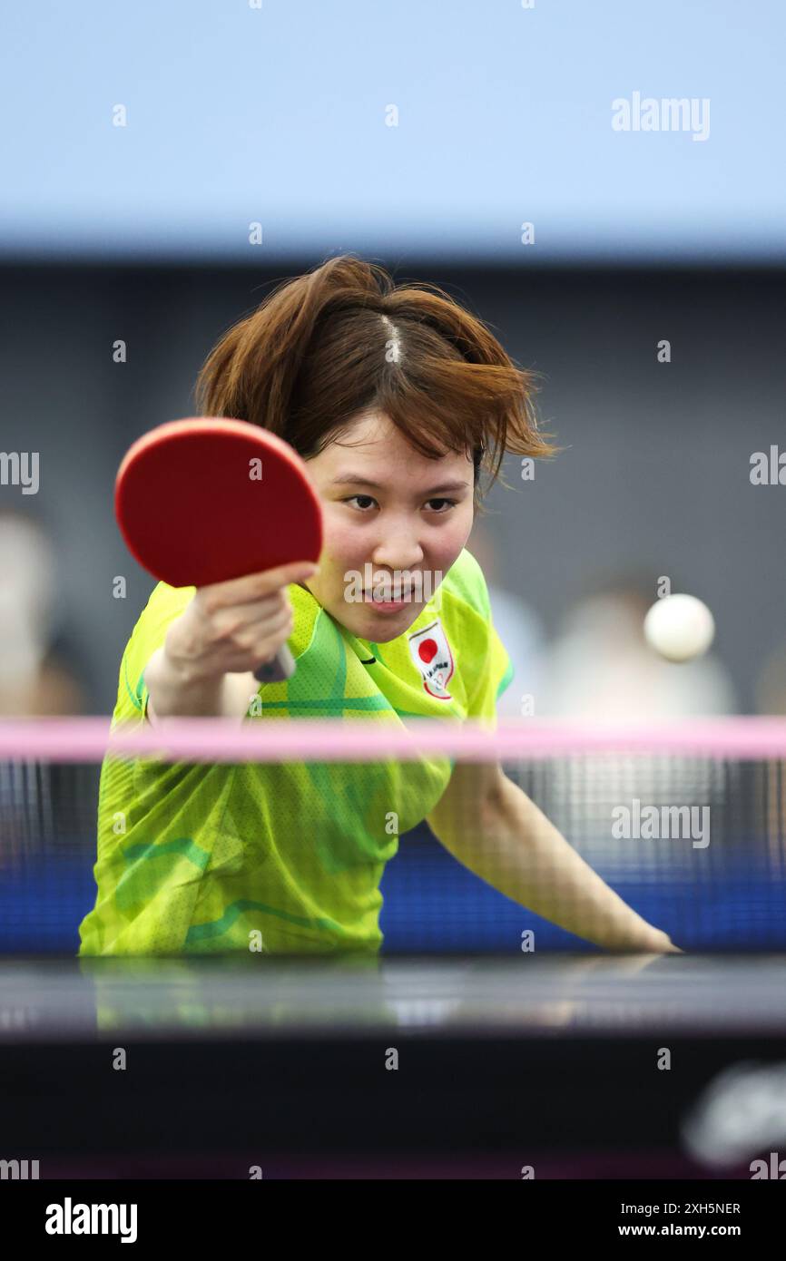 Tokyo, Japan. 12th July, 2024. Miu Hirano (JPN) Table Tennis : Japan ...