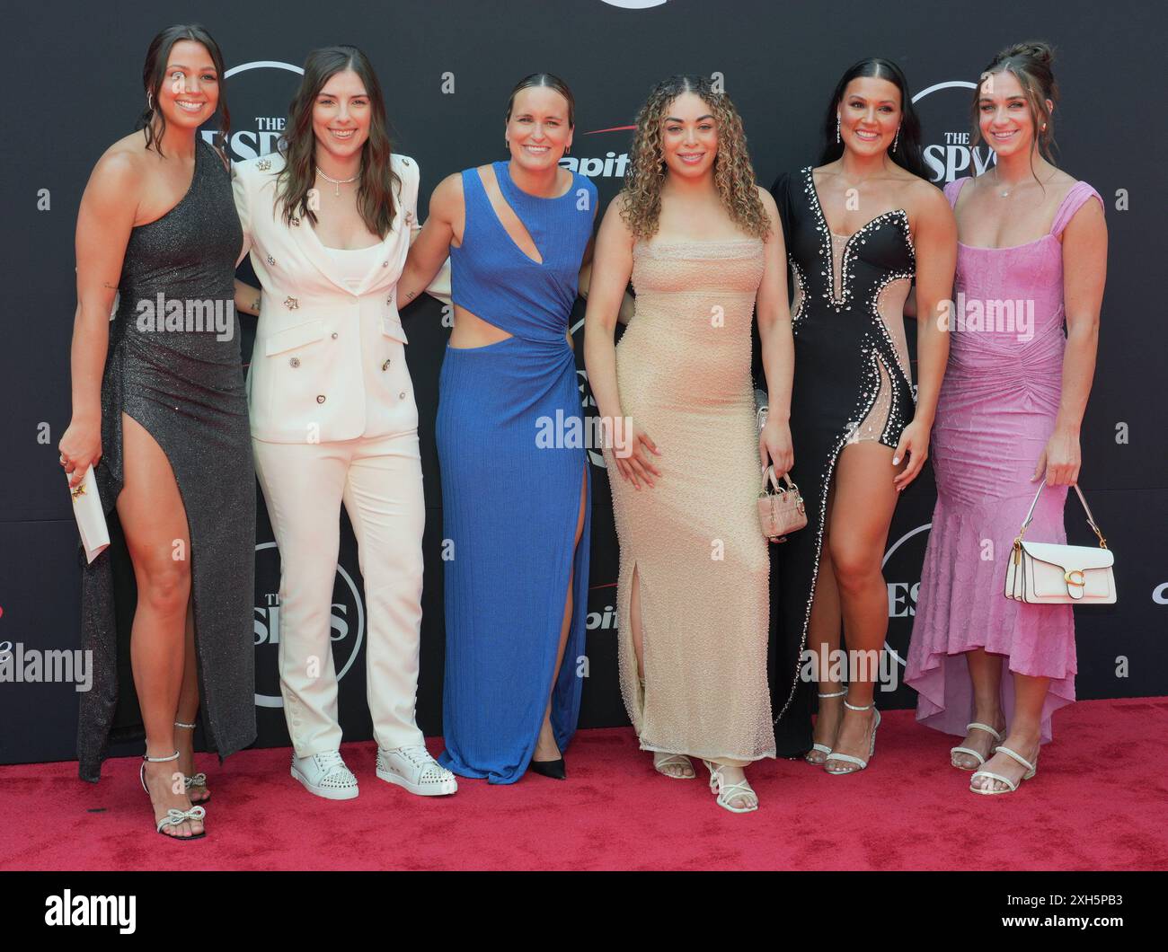 Los Angeles, USA. 11th July, 2024. (L-R) Taylor Girard, Hilary Knight ...