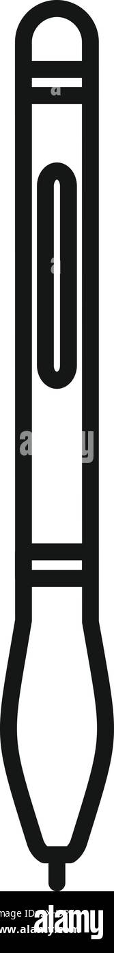 Digital pen for graphic tablet drawing icon in outline style isolated ...