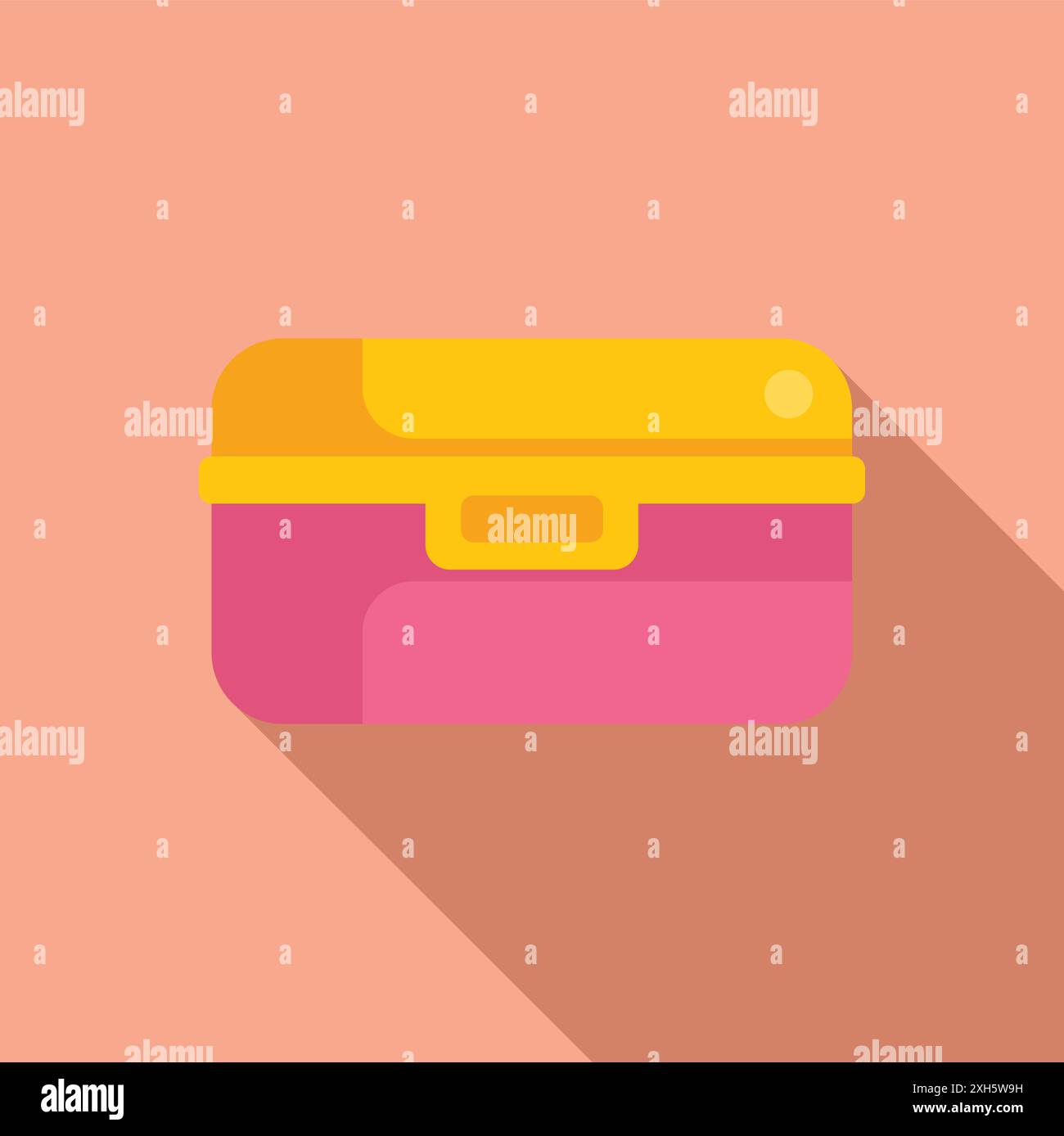 Lunch box pink Stock Vector Images - Alamy