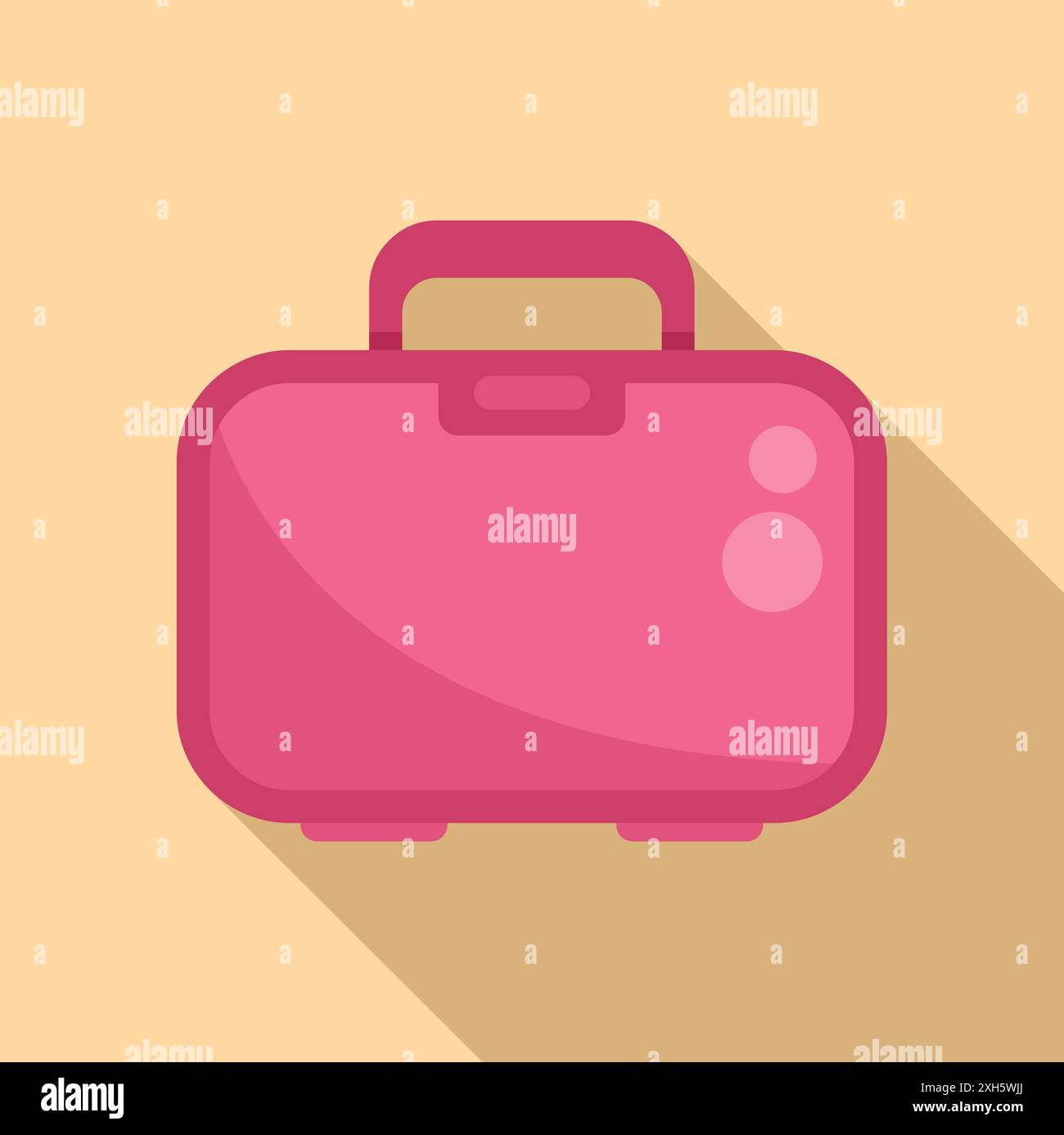 Pink lunchbox is waiting to be filled with delicious food for a school ...