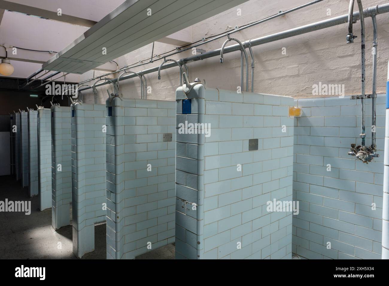 The pithead baths, Big Pit National Mining Museum of Wales, Blaenafon ...