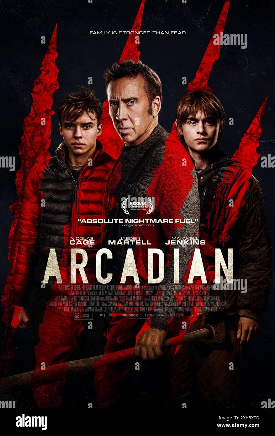 Arcadian (2024) directed by Benjamin Brewer and starring Nicolas Cage ...