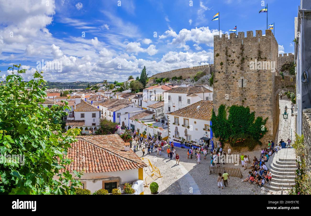 Obidos, Portugal during the Medieval Market, or Mercado Medieval de ...