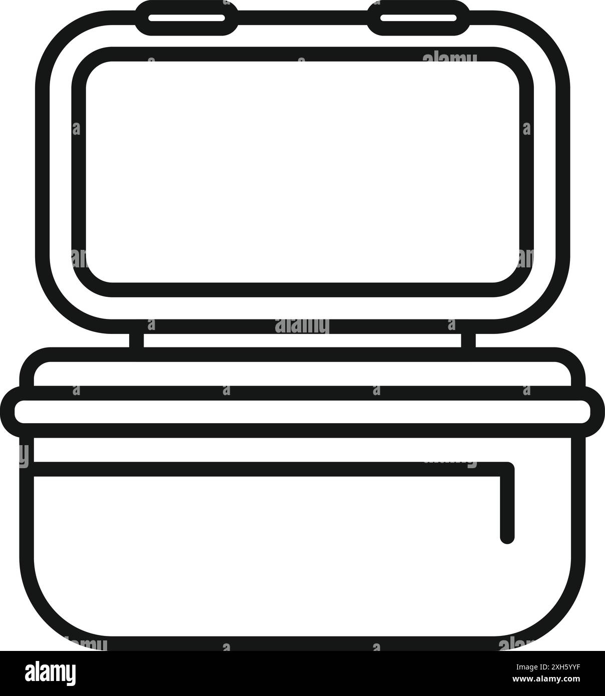 Open Lunch Box Clipart