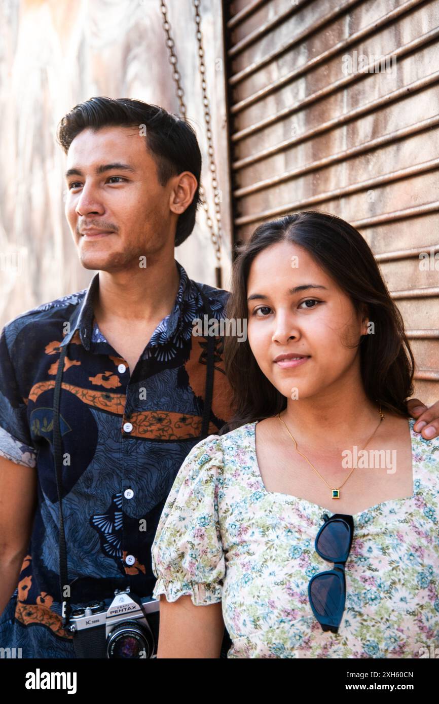 Portrait of a Generation Z photographer Sstreet Stock Photo - Alamy