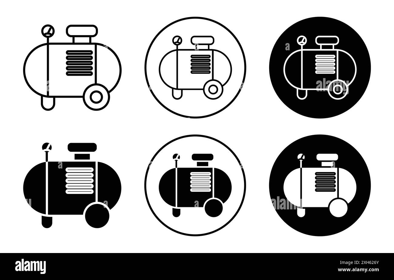 Compressor icon hi-res stock photography and images - Alamy