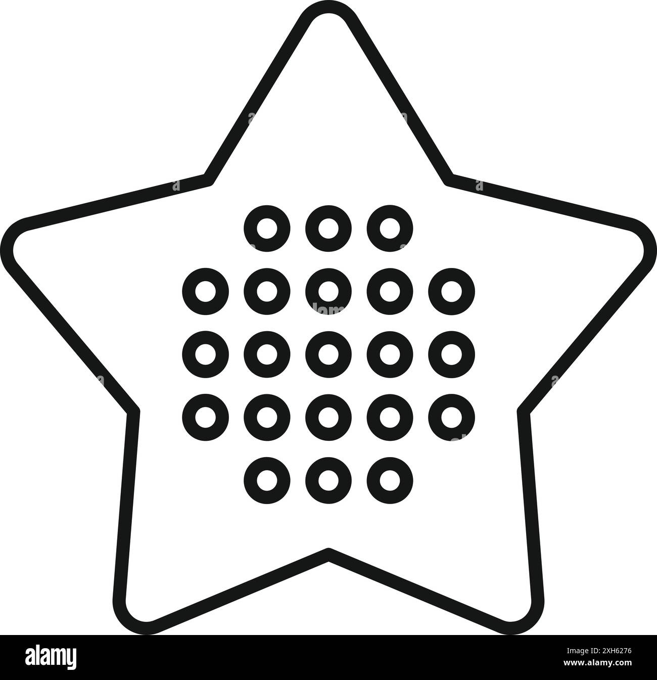 Small black star shape Black and White Stock Photos & Images - Alamy