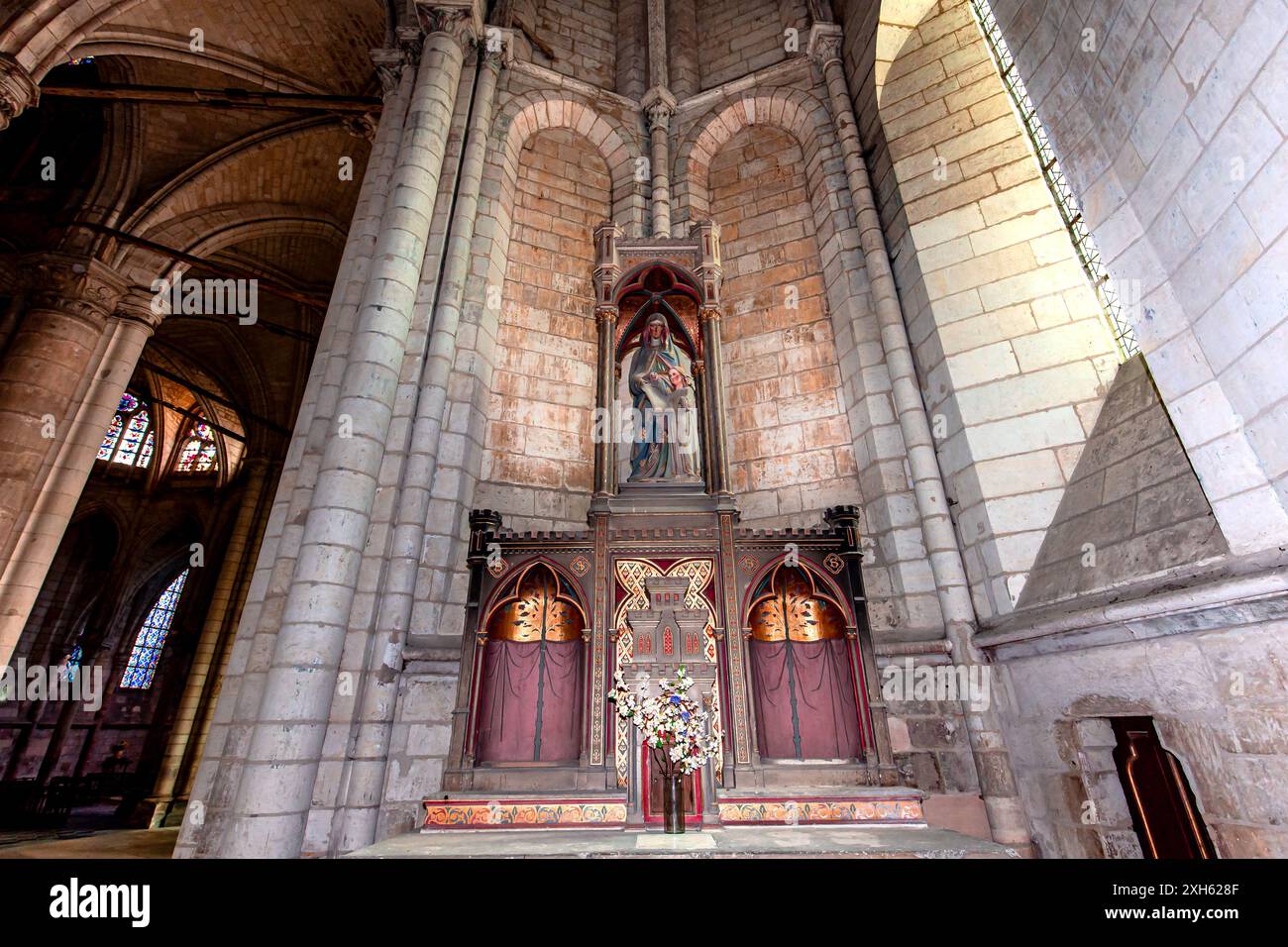 SAINT QUENTIN, PICARDY, FRANCE, JUNE 12, 2024 : interiors and ...