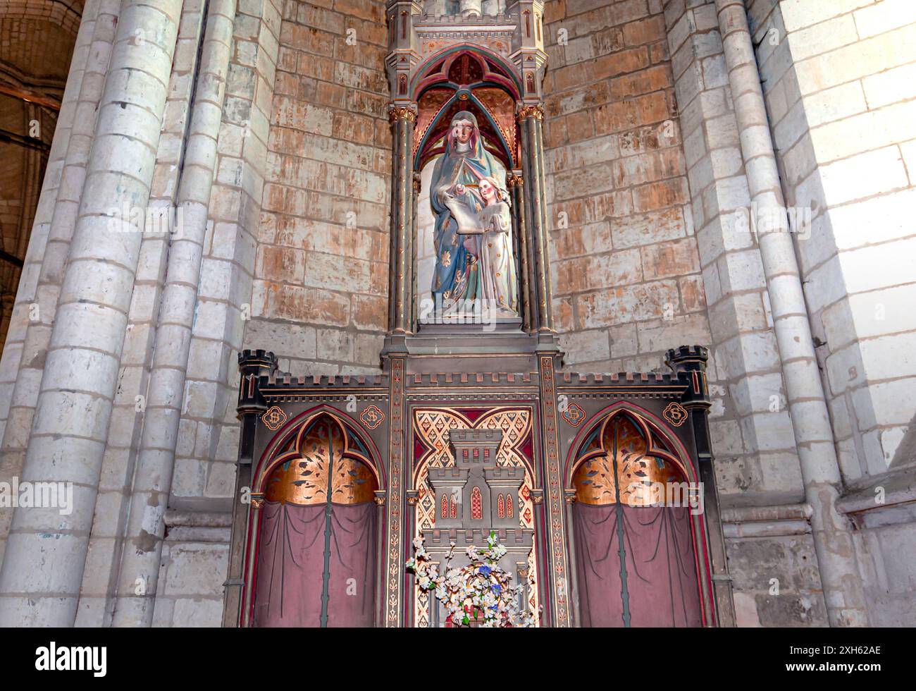 SAINT QUENTIN, PICARDY, FRANCE, JUNE 12, 2024 : interiors and ...
