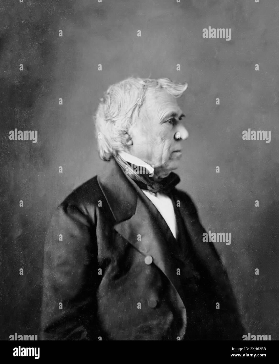 Zachary Taylor, half-length portrait, head in profile to the right ...