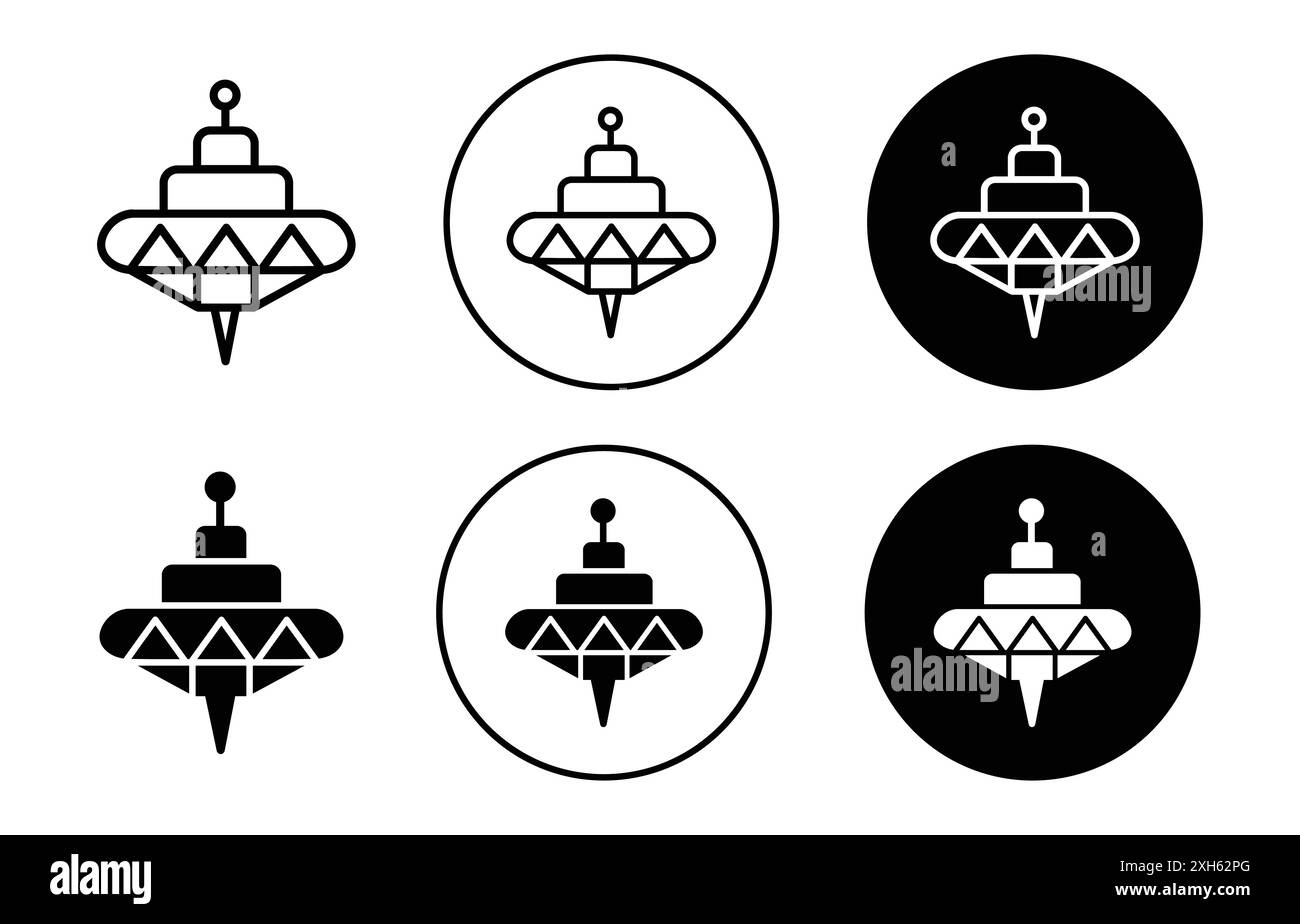 baby spinning toy icon Vector symbol or sign set collection in black ...