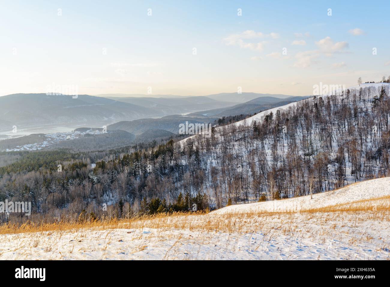 Winter scenic scenic light rural countryside hi-res stock photography ...
