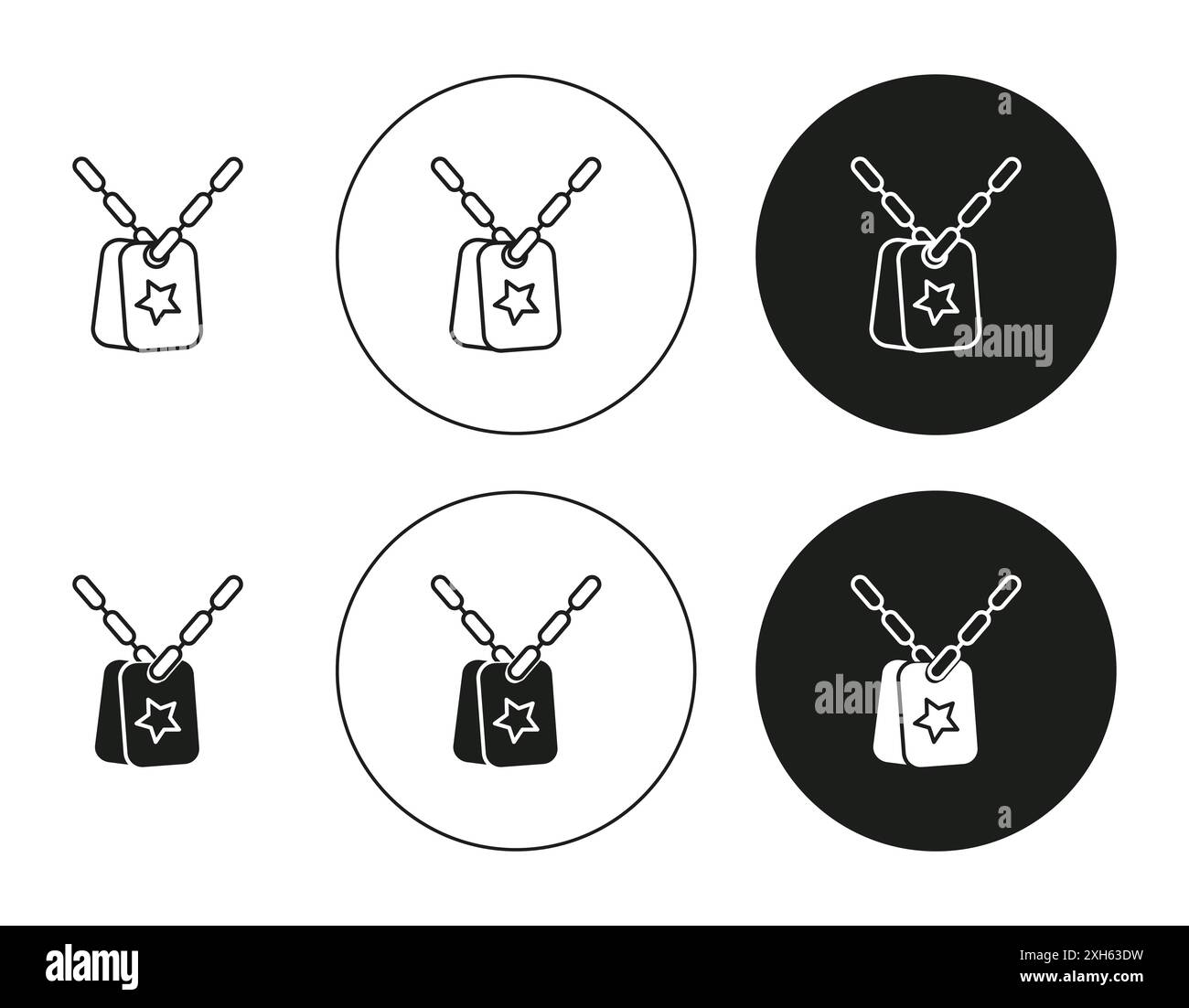 Pet identity tag Stock Vector Images - Alamy