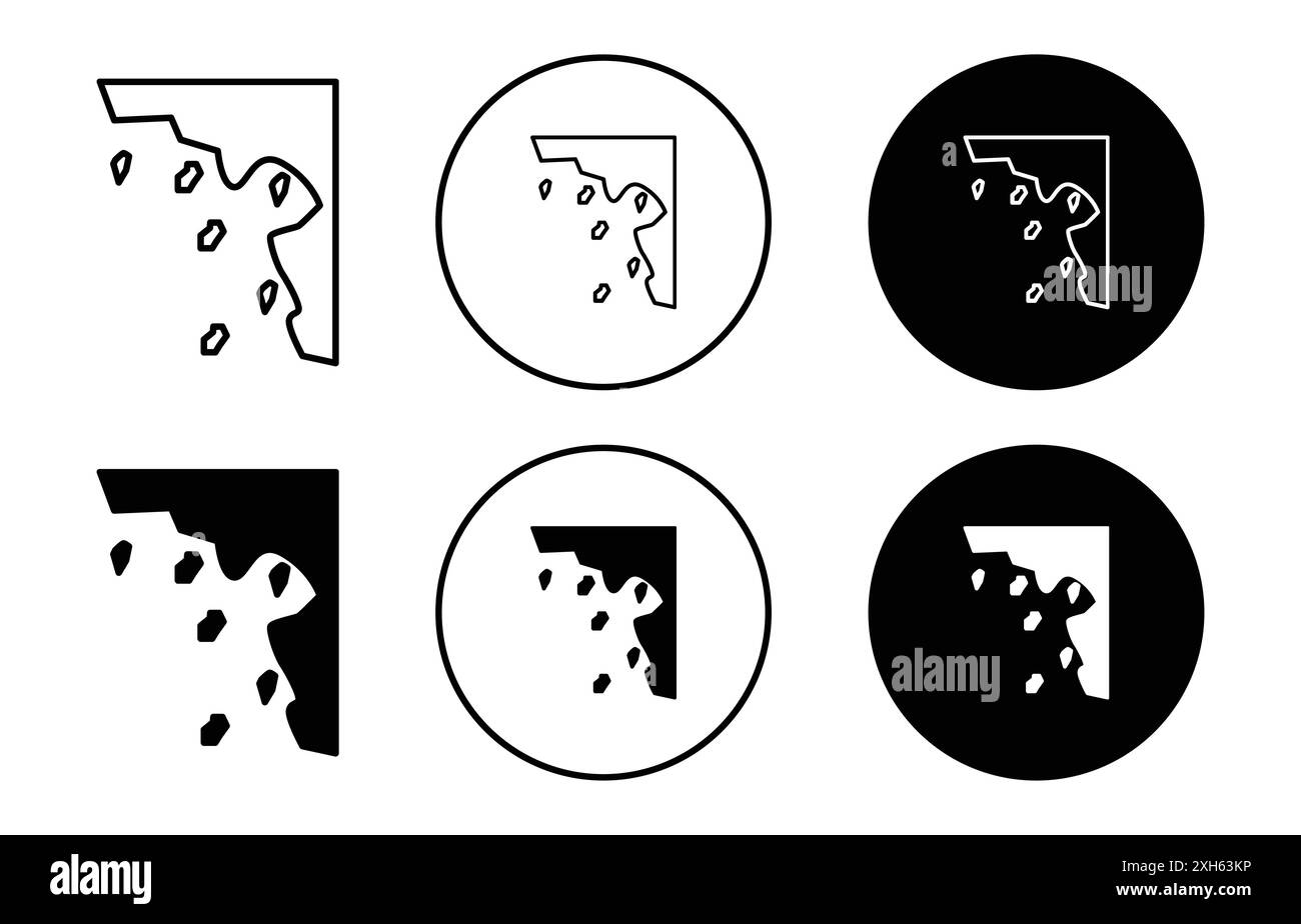 Cliff erosion sign Cut Out Stock Images & Pictures - Alamy