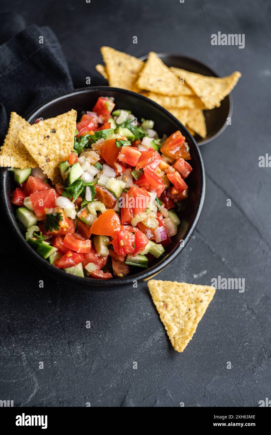 Traditional Mexican dish Pico de Gallo Stock Photo - Alamy