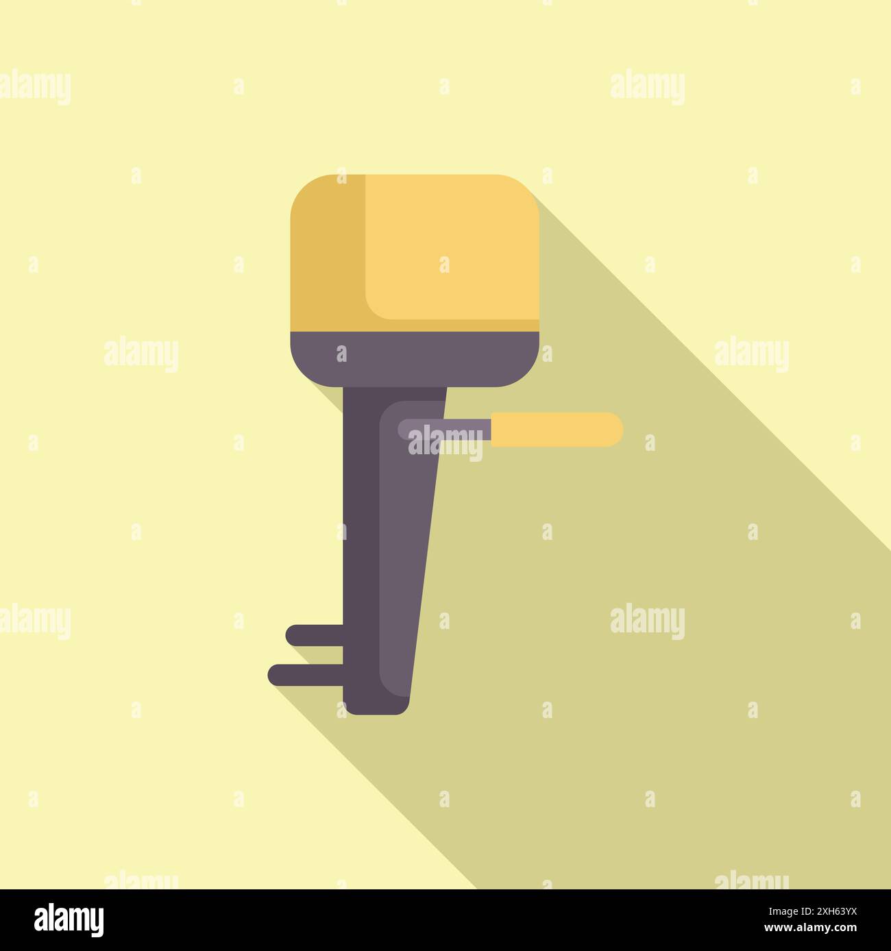 Motor sailing boat river Stock Vector Images - Alamy