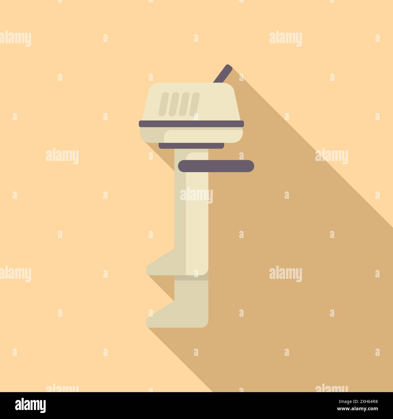 Boat motor engine providing power for nautical propulsion with long ...