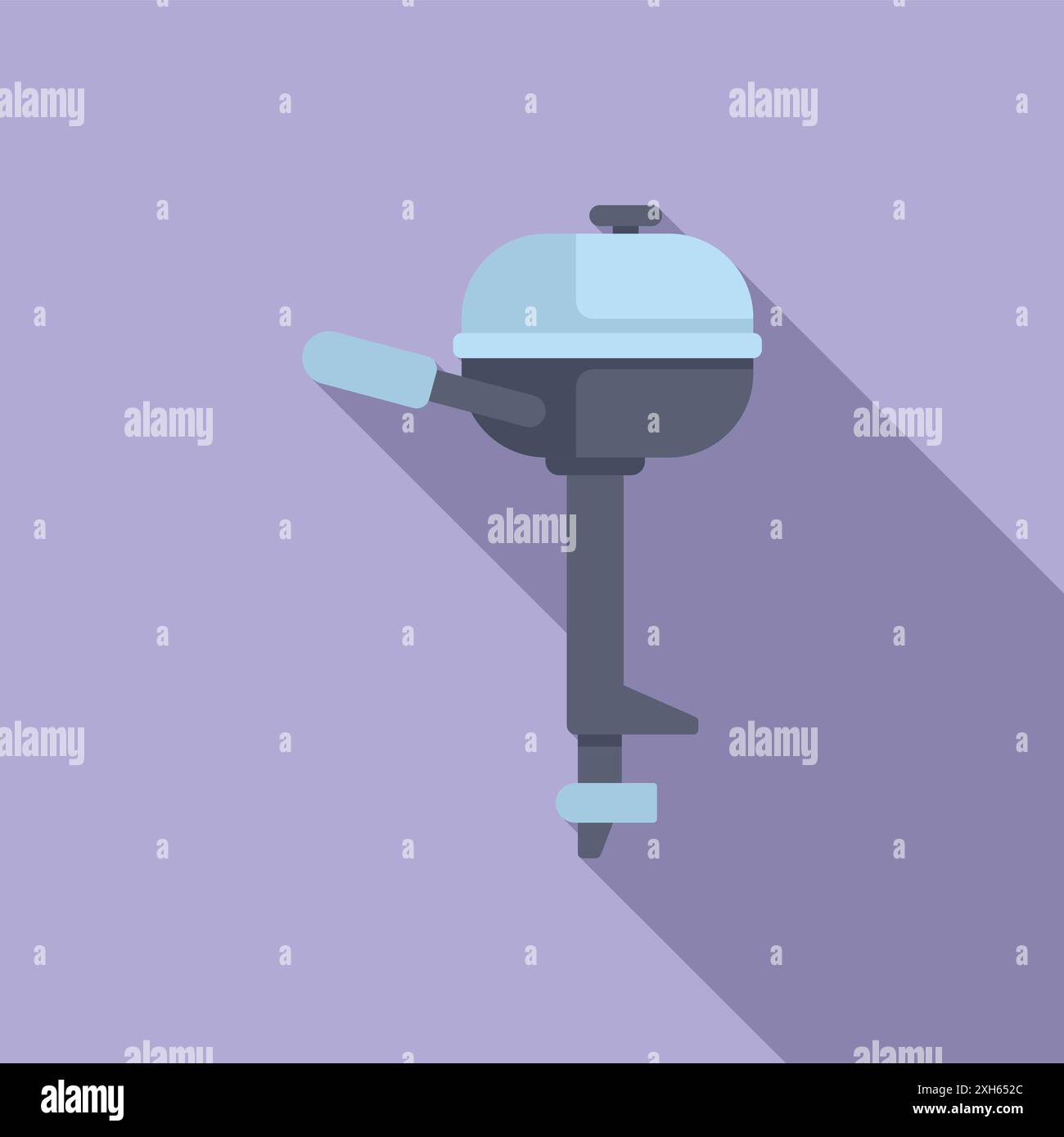 Boat motor using combustion for propelling boats through water Stock ...