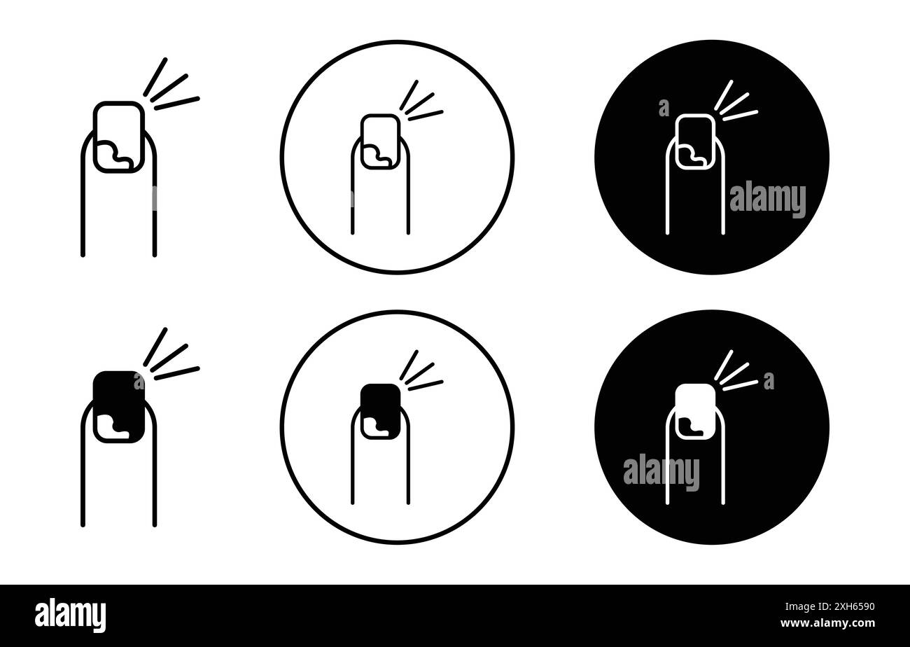nail fungus color icon Stock Vector Image & Art - Alamy