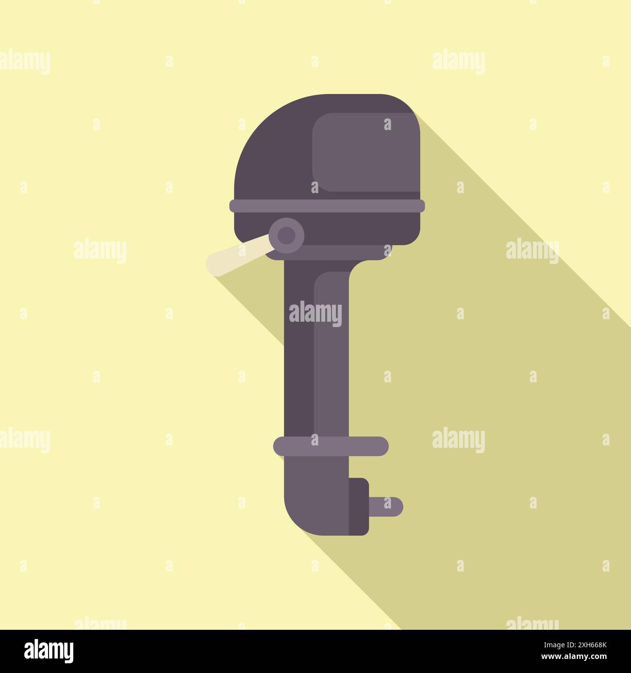 Small outboard motor boat Stock Vector Images - Alamy