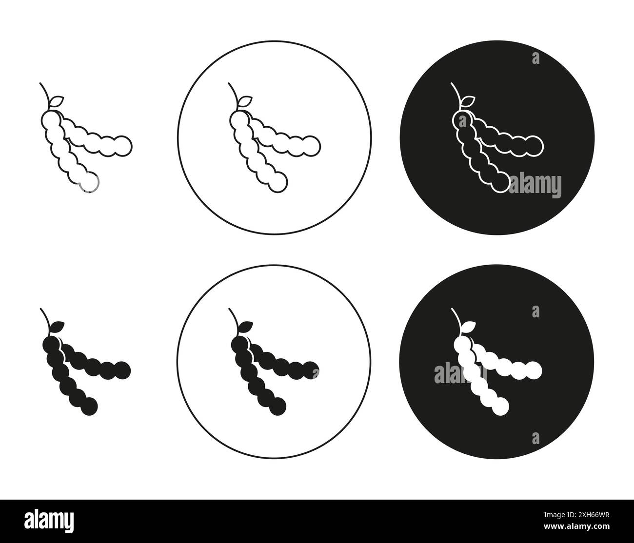 Tamarind tree drawing Cut Out Stock Images & Pictures - Alamy