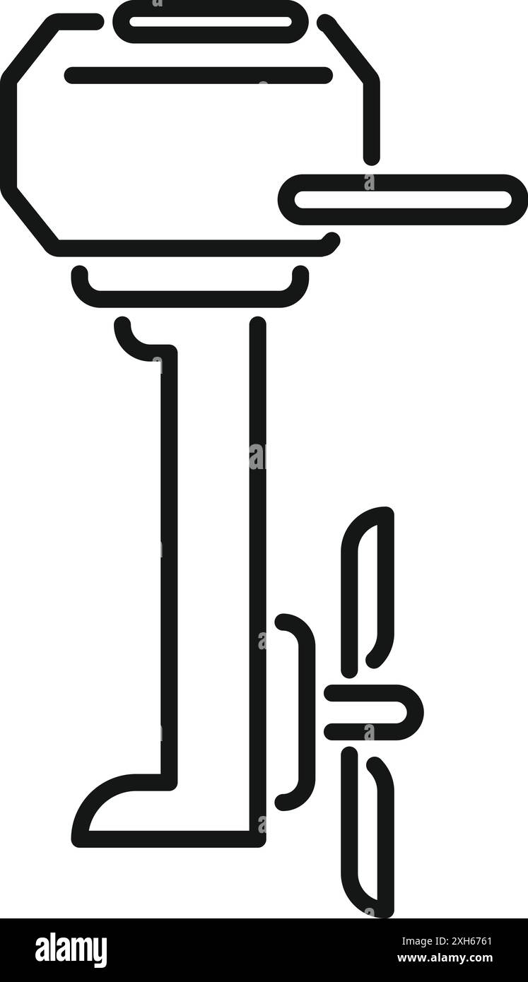 Propeller outboard motor boat Black and White Stock Photos & Images - Alamy