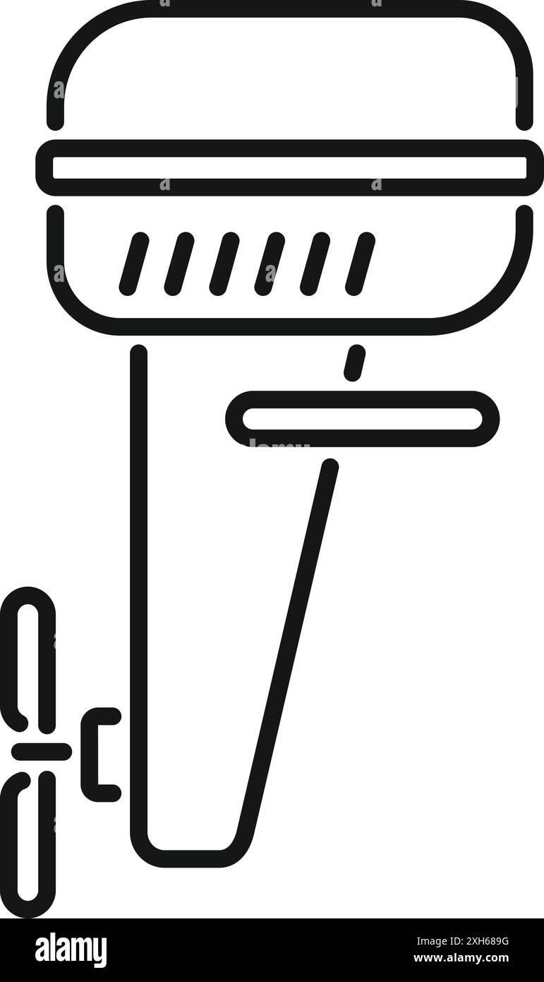 Boat motor icon representing powerboat engine for nautical propulsion ...