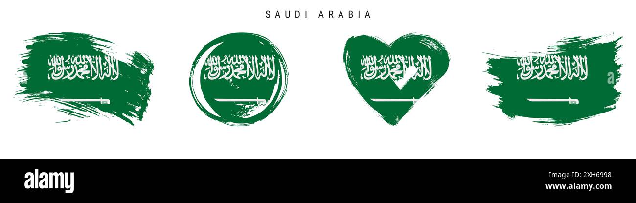 Saudi arabia flag in circle hi-res stock photography and images - Alamy
