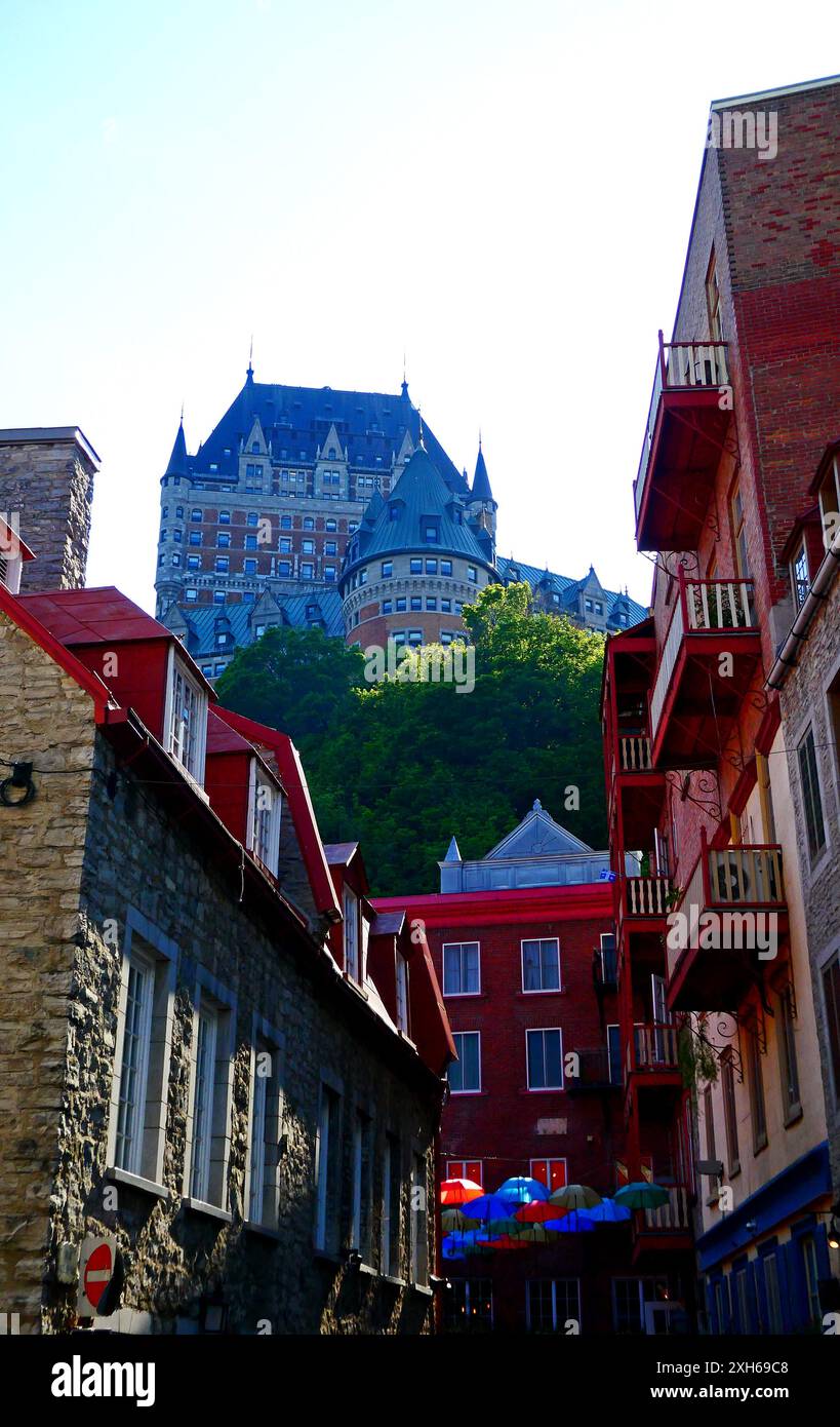 Chateau Frontenac, Quebec City, Quebec province, Canada, North-America ...
