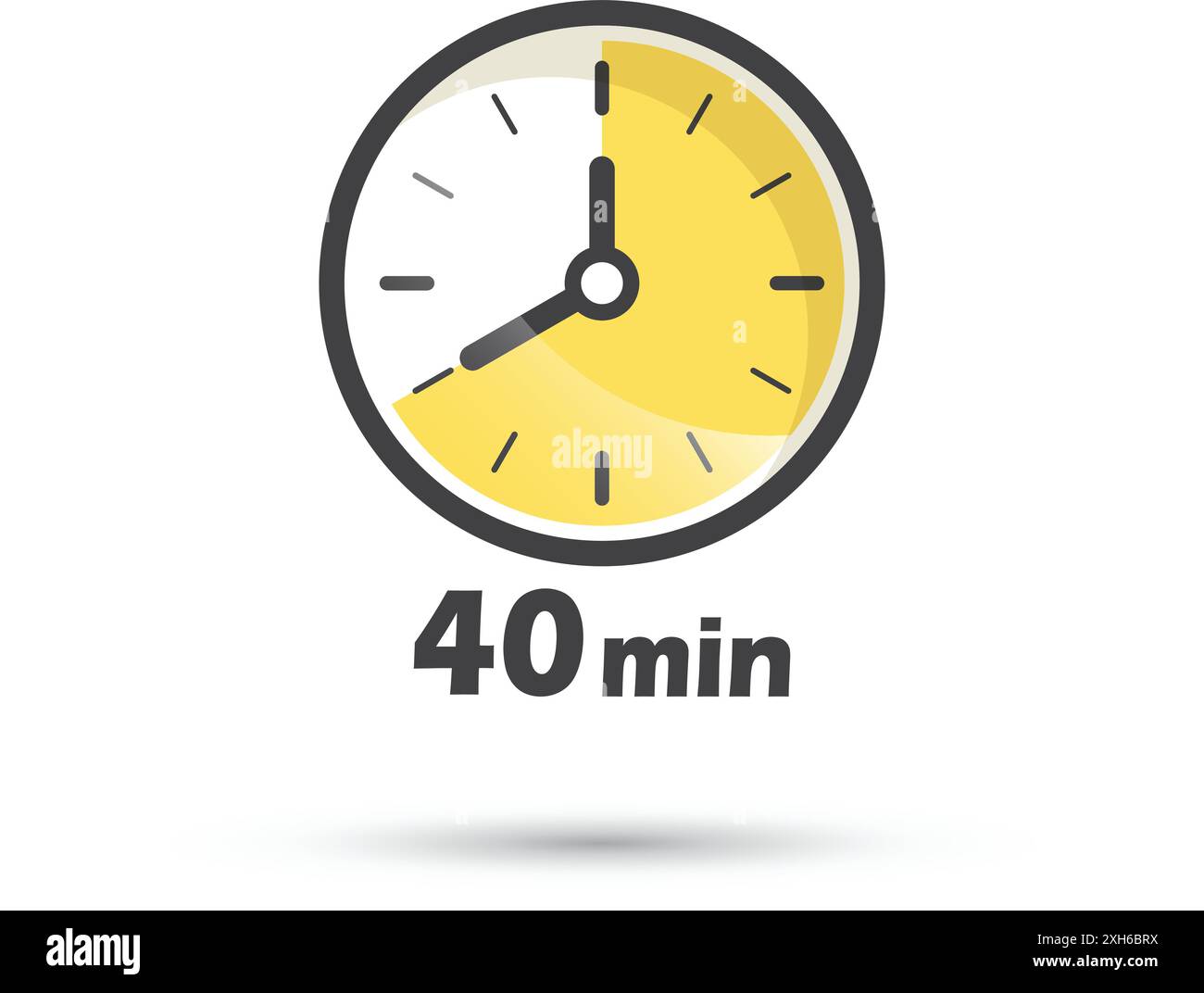 40 minutes vector vectors Stock Vector Images - Alamy