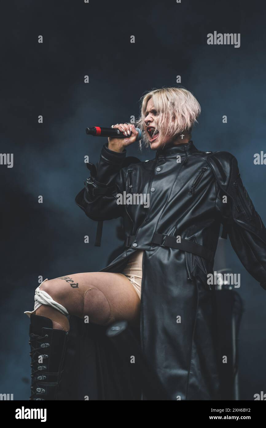 Copenhagen, Denmark. 22nd, June 2024. The German vocalist and rapper ...