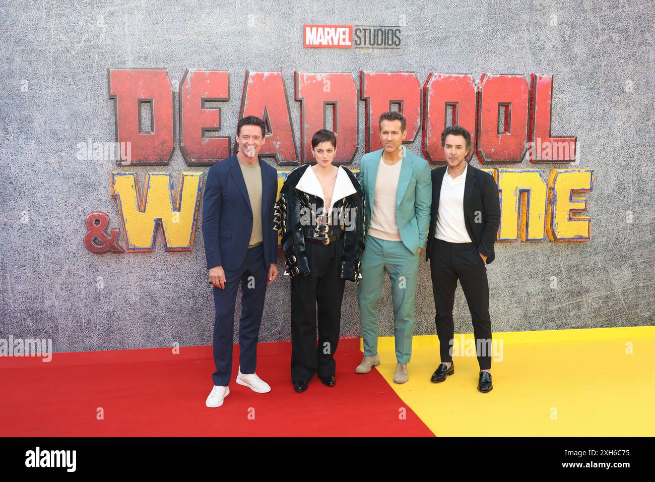 Hugh Jackman, Emma Corrin, Ryan Reynolds and Shawn Levy, Deadpool & Wolverine - UK Sneak Peek ...