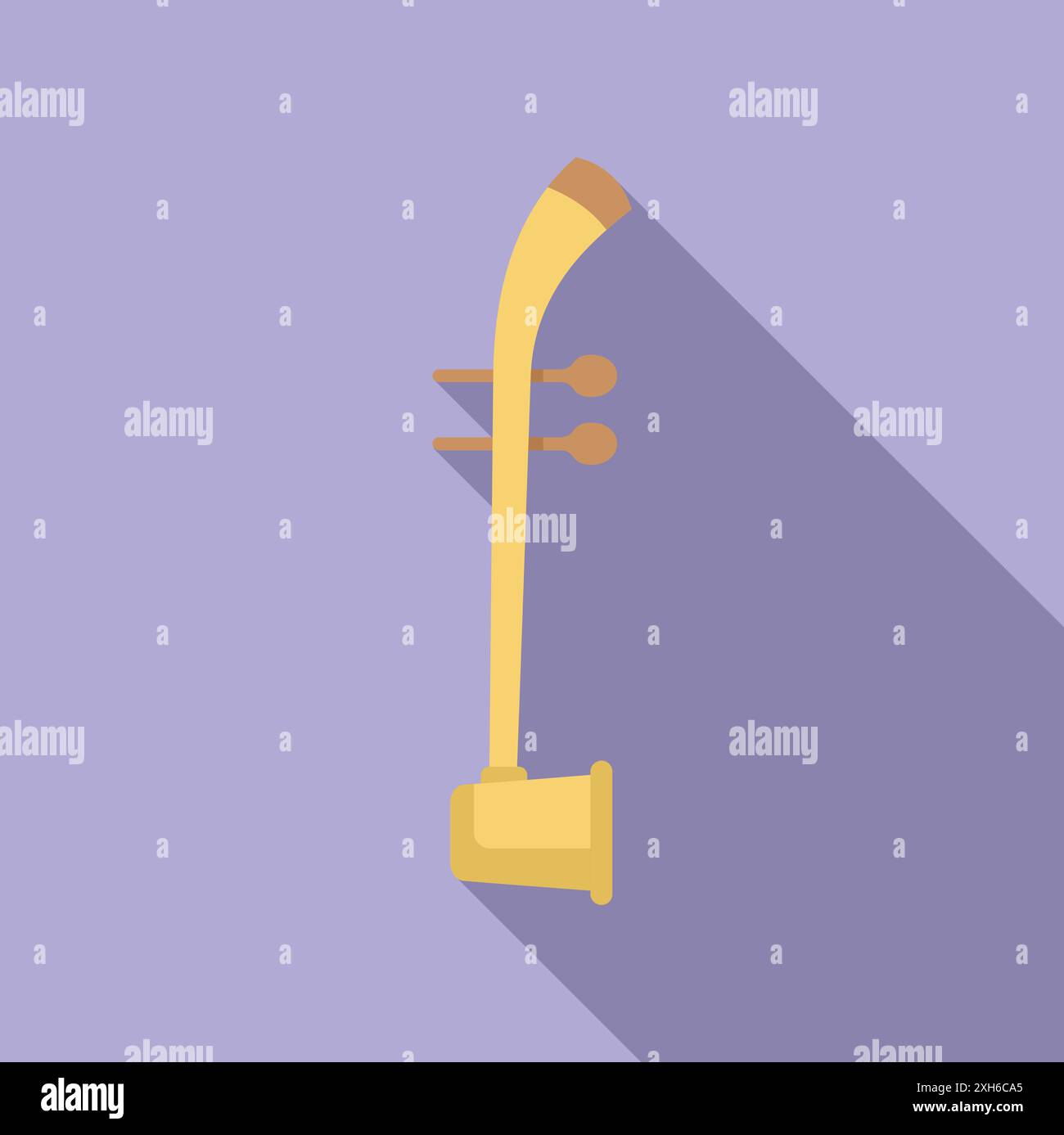 Traditional thai string instrument called a khim being played on a ...