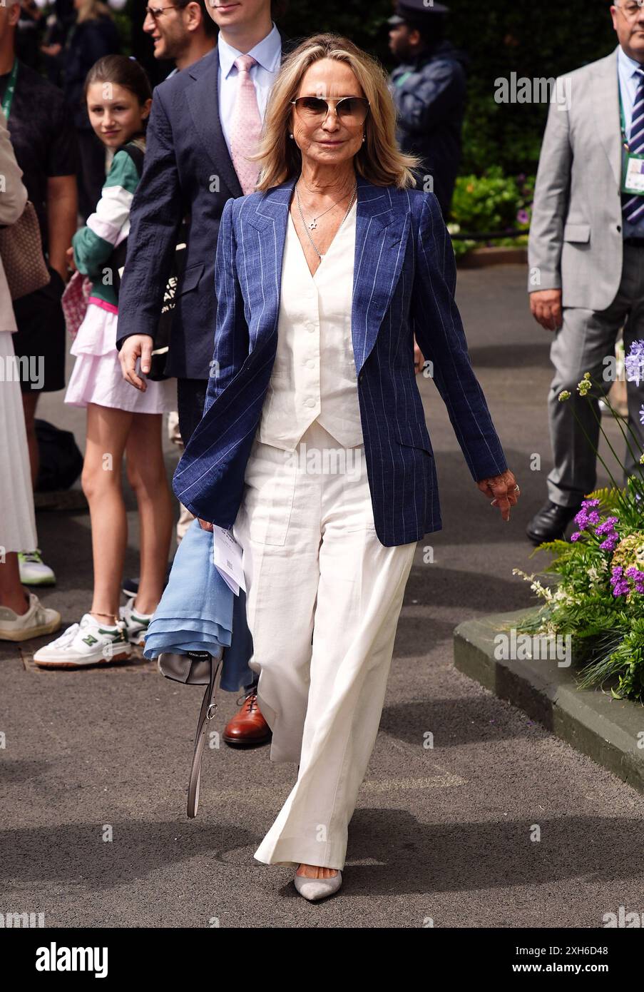Felicity Kendal arrives on day twelve of the 2024 Wimbledon ...