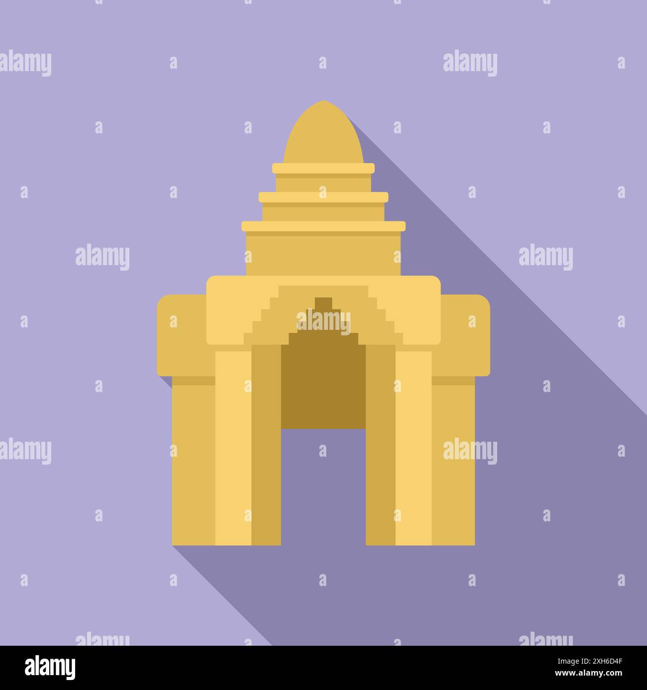 Ancient Indian Temple Building Showing Traditional Architecture Stock Vector Image And Art Alamy
