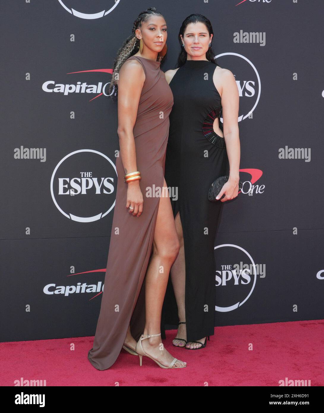 Los Angeles, USA. 11th July, 2024. (L-R) Candace Parker and Anna Petrakova at The 2024 ESPYS ...