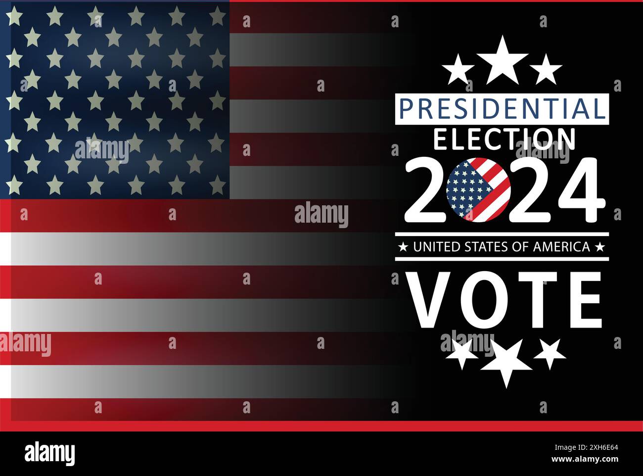 presidential election 2024 campaign. vote for america. Political ...