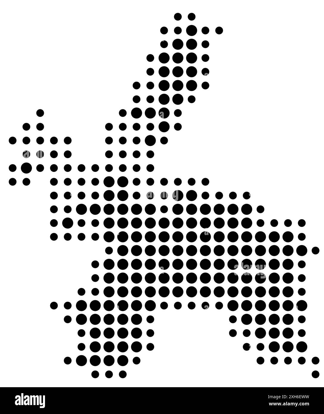 Sor trondelag outline map hi-res stock photography and images - Alamy