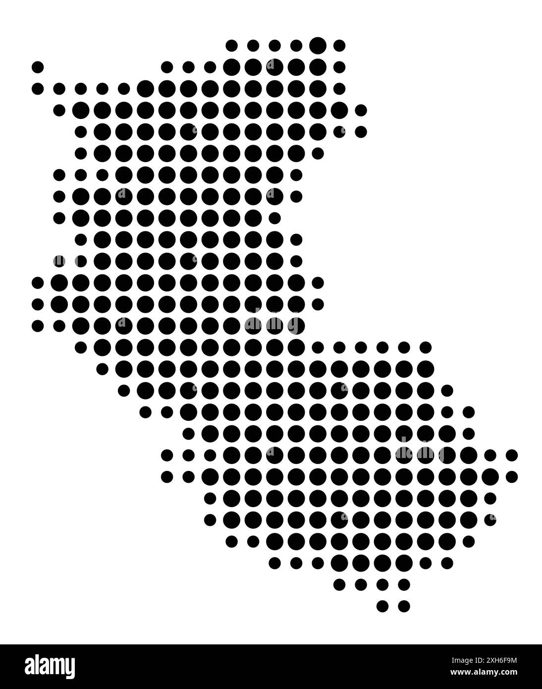 Symbol Map of the Prefecture Wakayama (Japan) showing the state ...