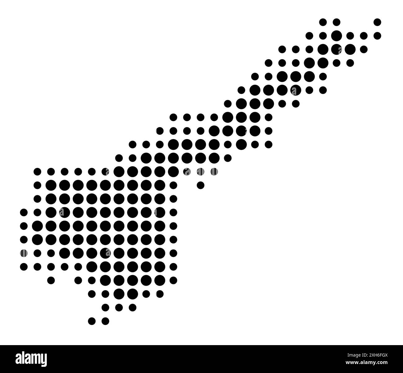 Symbol Map of the State Andhra Pradesh (India) showing the state ...