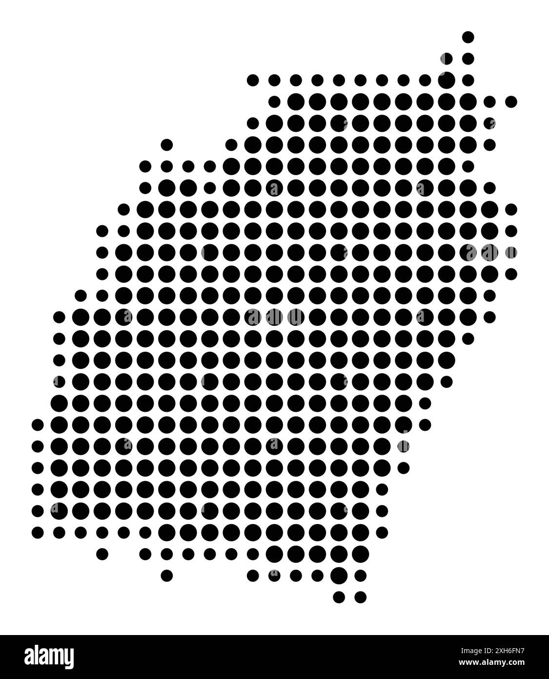 Symbol Map of the State Manipur (India) showing the state/province with ...