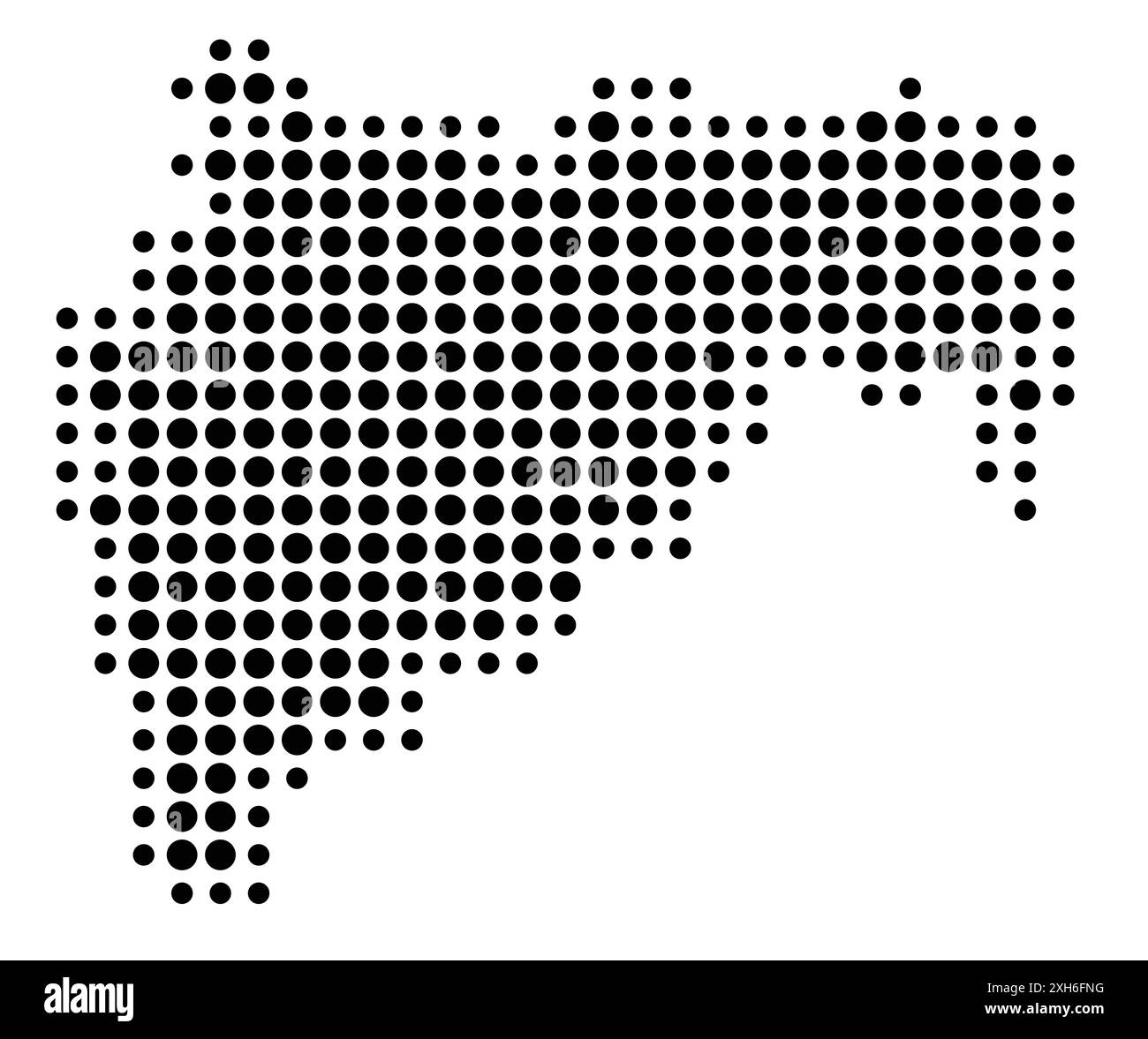 Map of maharashtra Black and White Stock Photos & Images - Alamy