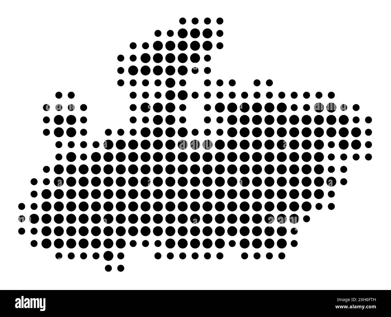 Madhya pradesh map hi-res stock photography and images - Alamy