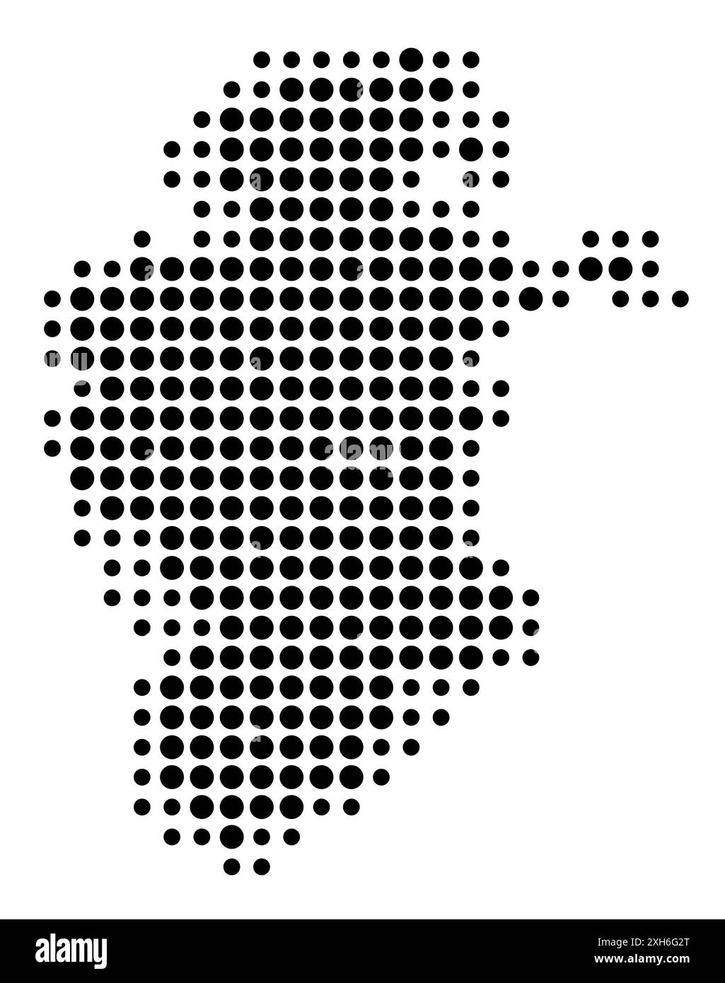 Symbol Map of the Provincia Burgos (Spain) showing the state/province ...