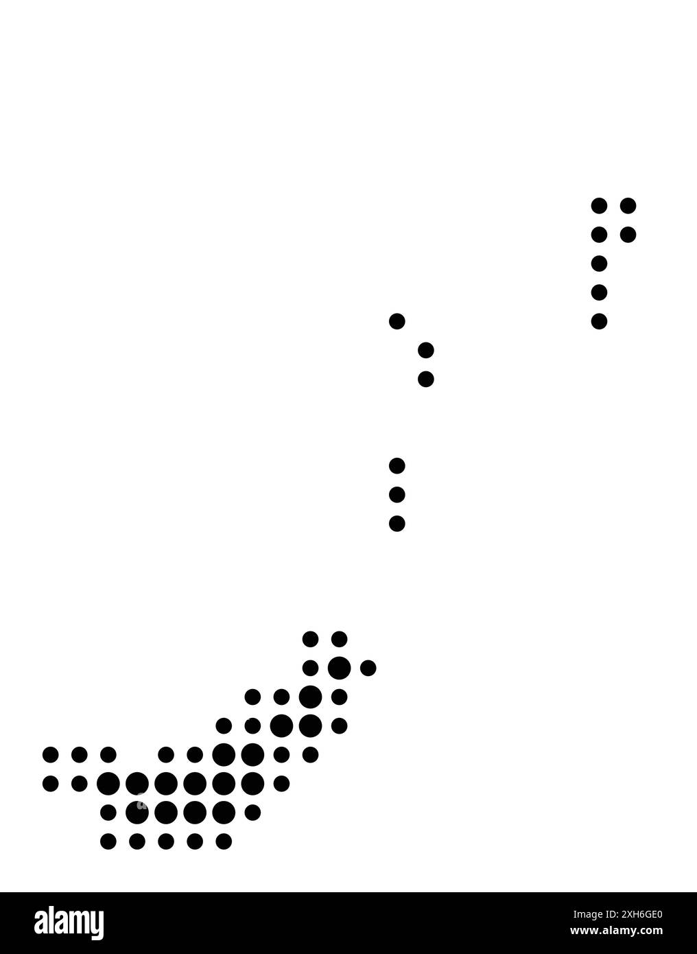 Symbol Map of the Province Sulawesi Utara (Indonesia) showing the state ...