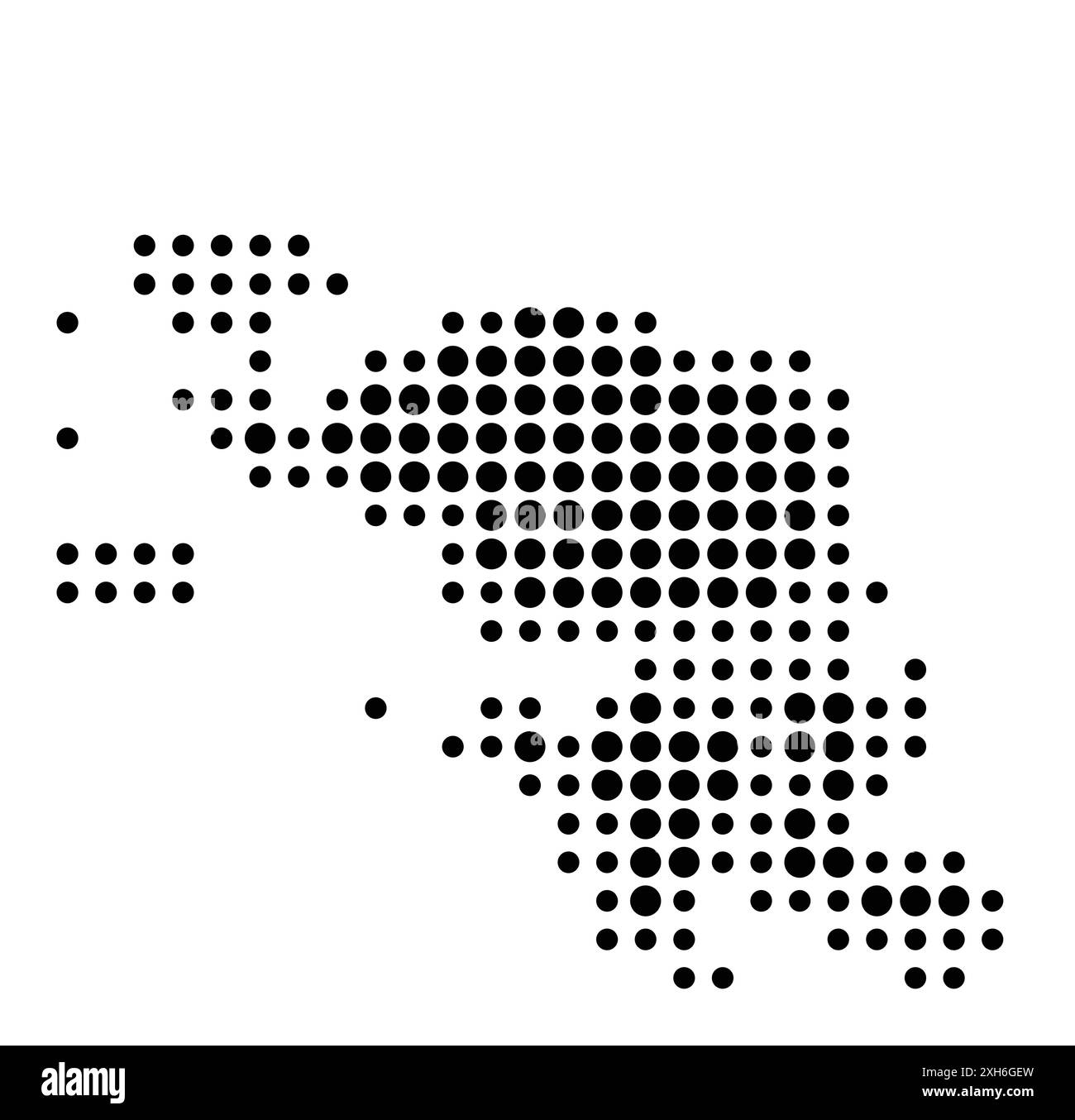 Symbol Map of the Province Papua Barat (Indonesia) showing the state ...