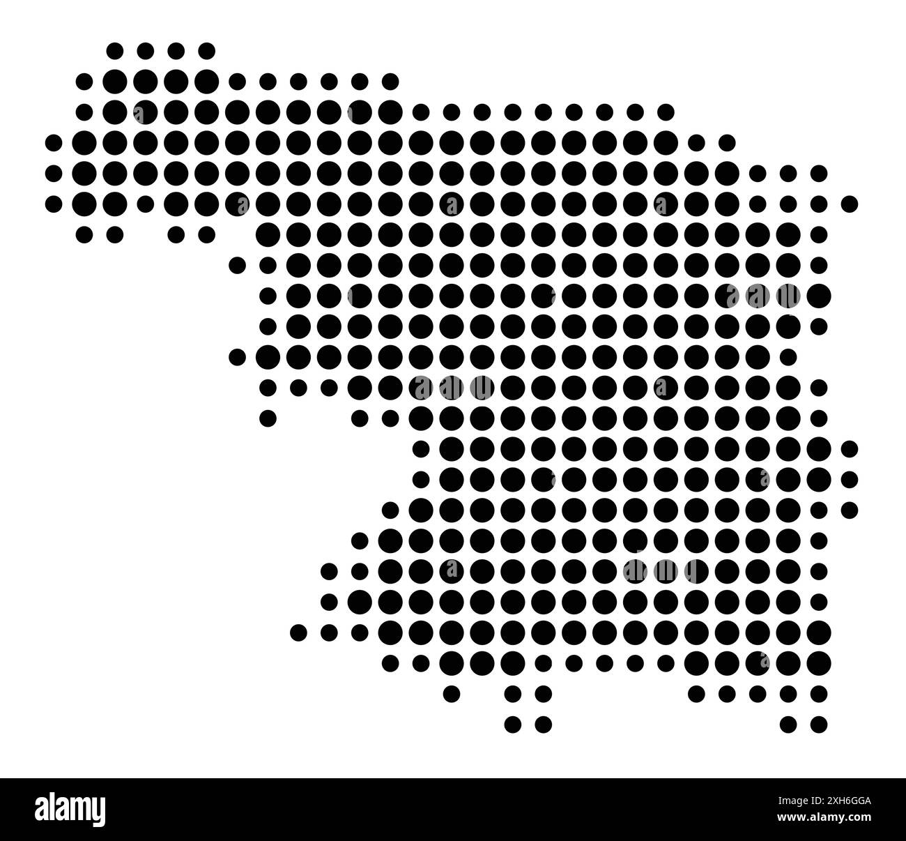 Symbol Map of the Provincia Zamora (Spain) showing the state/province ...