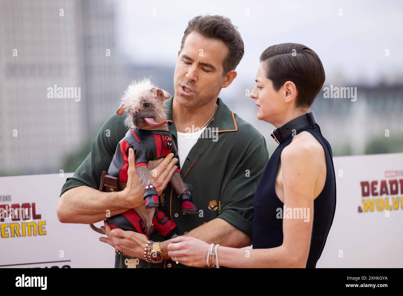 Peggy a.k.a. Dogpool, the "UK's Ugliest Dog Winner", from left, Ryan ...