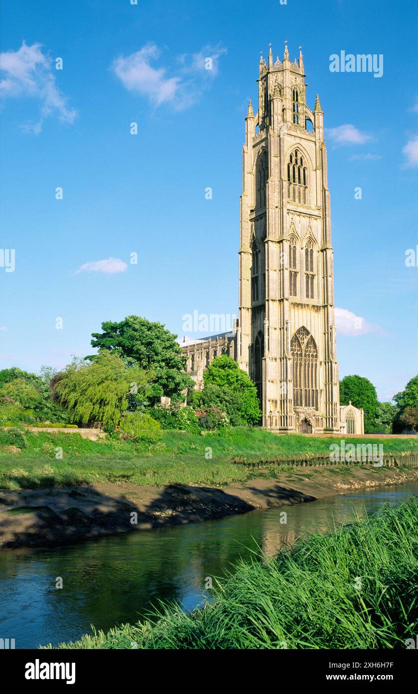 Saint Botolph's Church, known as the Boston Stump, the tallest parish ...